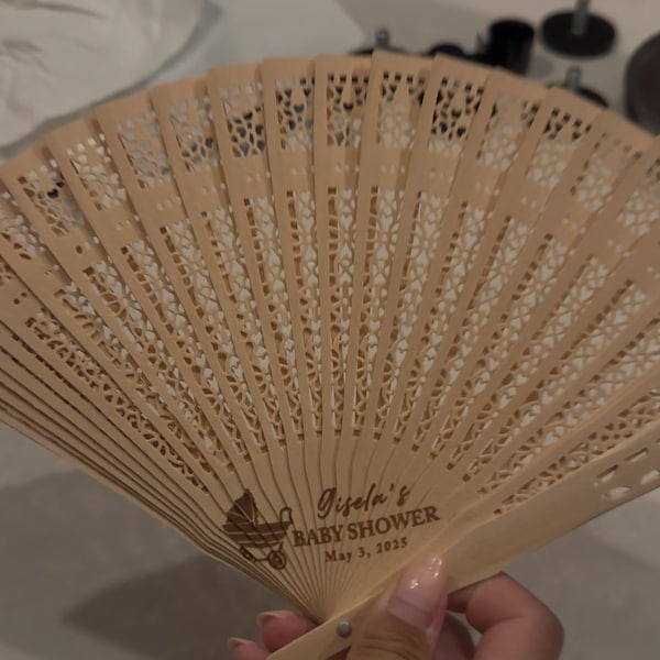 In Loving Memory/custom Memorial Fan Favors/funeral Fan Gift/church ...