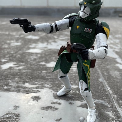 Phase 2 Commander Fox Doom Clone Trooper Realistic Head 1:12 Scale ...