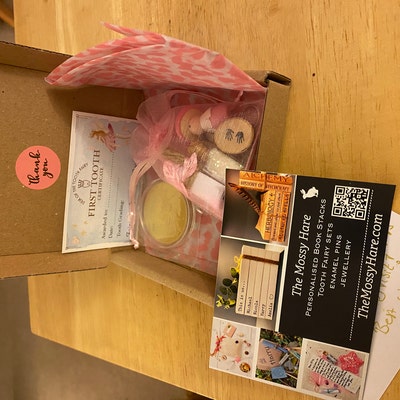 Tooth Fairy Kit With Tooth Fairy Gifts. Personalised Tooth Fairy Letter ...