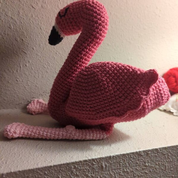 Flamingo Crochet Pattern, Easy to Follow Flamingo Amigurumi Pattern ...