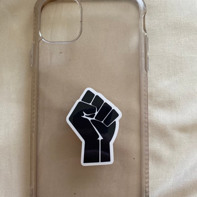 Mini Black Fist Black Power Sticker Resist Fist Protest - Etsy