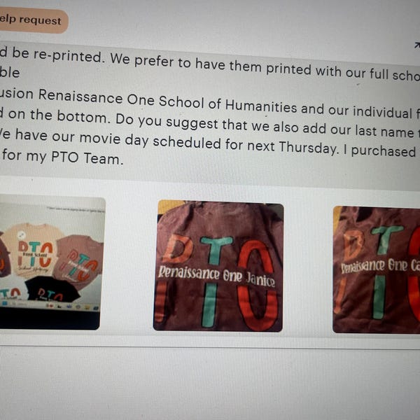 Custom PTO Shirts, Parent Teacher Organization Tshirt, Custom School ...