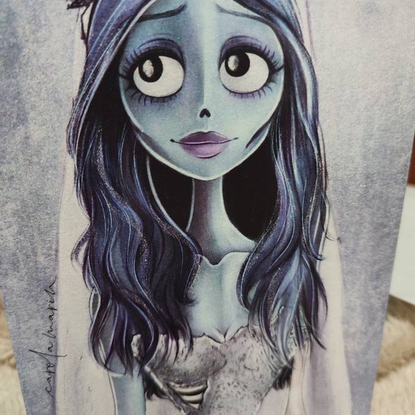 Corpse Bride Print & Bookmark / La Novia Cadaver / Emily, Tim Burton ...