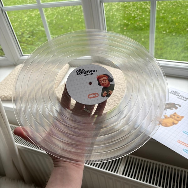 Custom Vinyl Record With Printed Cover: Personalized Music Gift - Etsy