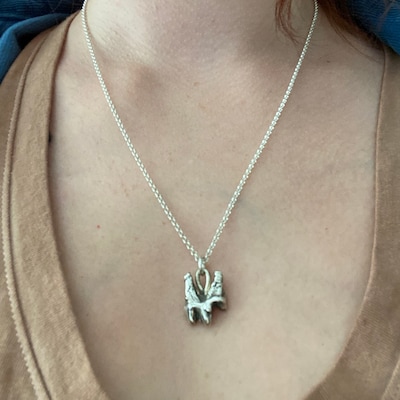 Canine Tooth Necklace Dog Teeth Pendant Custom Sterling Silver ...
