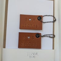 Autumn Leaves Leather Key Ring Key Fob Handmade Keychain - Etsy UK