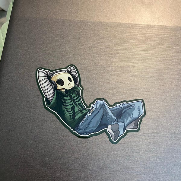 Aesthetic Skeleton Waterproof Stickers! - Etsy