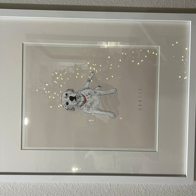 Sheepadoodle Illustration / Doodle Dog Drawing / Pet Lovers Gift / Life ...