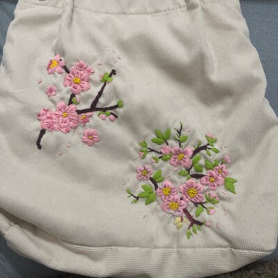 Flower Basket Hand Embroidery Pattern, Basket of Blossoms, Floral ...
