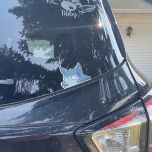 Juno Beastars Peeker Sticker LARGE Anime Wolf Sticker - Etsy