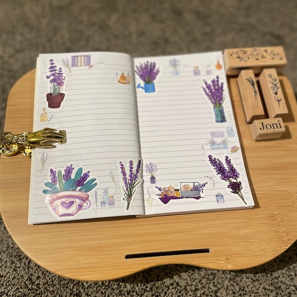 Lavender Things Planner Stickers, Tiny Lavender Floral Planner Stickers ...