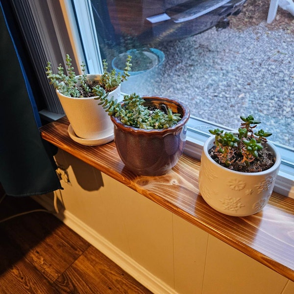 Plant Shelf for Window Sill | Window Sill Shelf | Farmhouse Decor ...