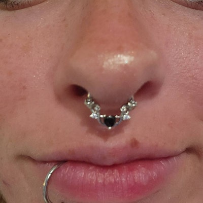 16G Septum Ring/cute Septum Piercing Jewelry/8mm 10mm/unique Daith ...