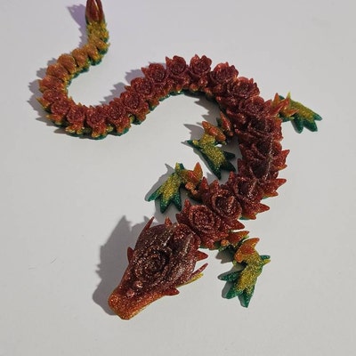 3D Printed Articulated Snake BOA Design by Cinderwing3d - Etsy