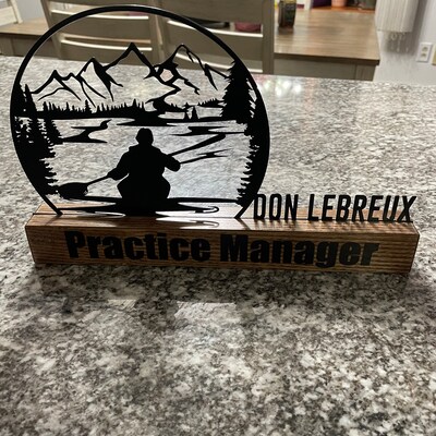 Custom Electrical Engineer Desk Name Plate Wedge Personalized ...