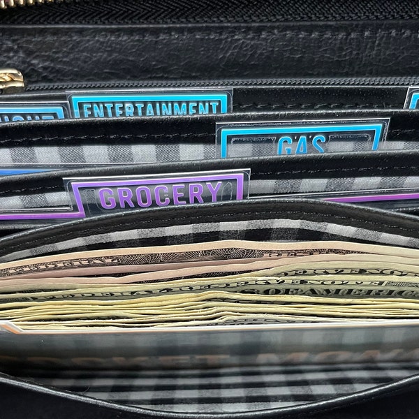 Wallet Dividers With Tabs Colorful Cash Dividers for Wallets Cute Cash ...