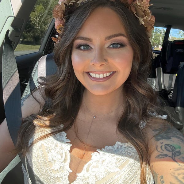 Dainty Heart Outline Necklace With Cross Charm Love and Faith Necklace ...