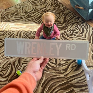 Colonial Script House Number / Extra Large Cursive Number / - Etsy