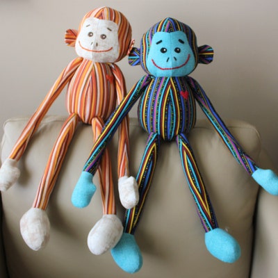 Hugging Monkey PDF Sewing Patterns & Tutorials Stuffed - Etsy UK