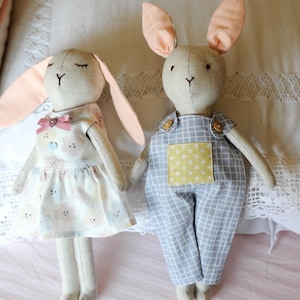 2-in-1 Easter Bunny and Egg Pdf Pattern Sewing Pdf Tutorial Cute ...