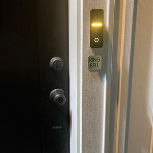 Engraved 2x2 Woodgrain RING BELL Wall Plate Adhesive Backed - Etsy