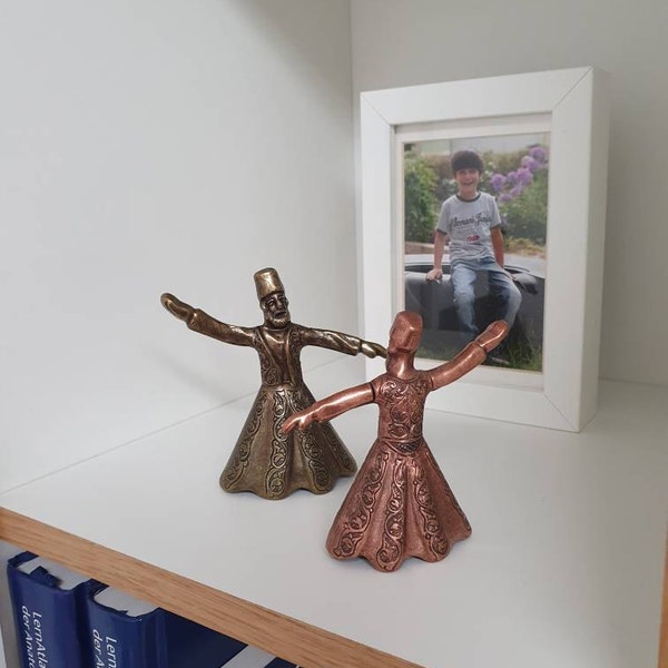 Whirling Dervish Figurine, Sufi Dance, Ceramic Dervish Ritual Dance ...