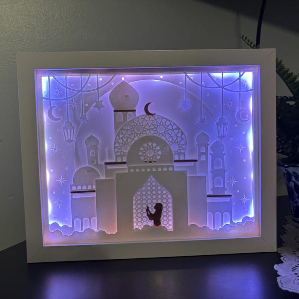 Lakshmi Lightbox | Navratri, Diwali, Hindu, South Asian, Gift ...