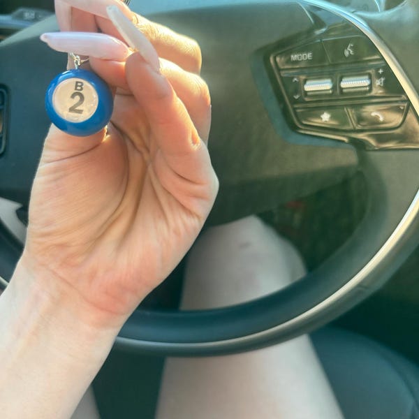 Bingo Ball Keychain - Etsy