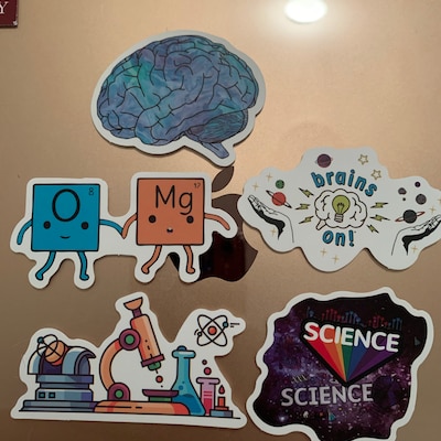 Science Biology Physics Chemistry Stickers Pack of Either 10, 25, 50 or ...