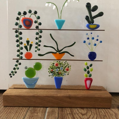 Fused Glass Display Stands With Central Groove for Glass Fusion Stands ...