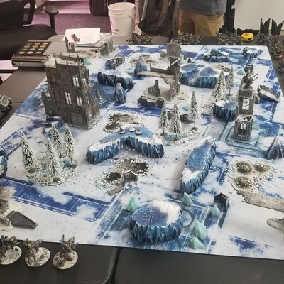 Wolf's Head Dice Tray Space Wolves Inspired Large Round - Etsy