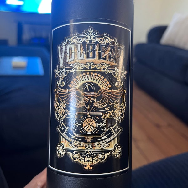 RARE! 4.75" VOLBEAT Bandit Vinyl Sticker. Metal Decal for Car, Guitar ...