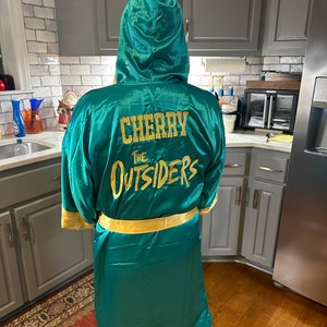 Adult Boxing Silk Satin Robes Custom Made Robes Personalized Robes ...