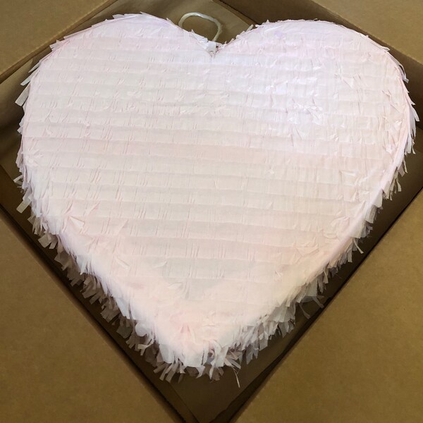 Custom Handcrafted 19” Heart Shaped Pinata, Perfect for Wedding and ...