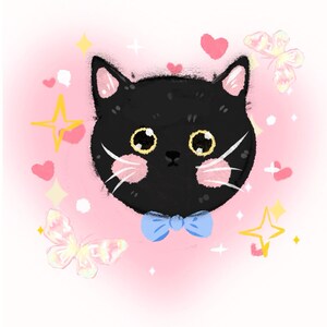 Custom Cute Chibi Portrait Commission Personalized Anime Cartoon Art ...