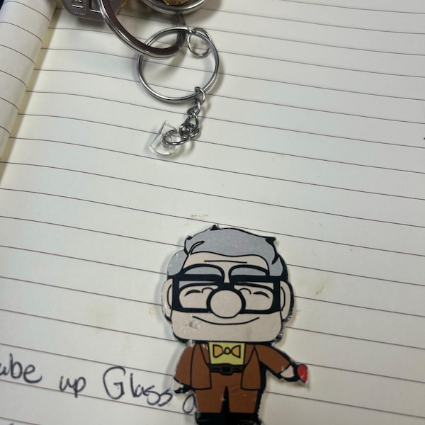High Quality Handmade Acrylic UP Keychain - Etsy