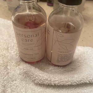 Sensational Strawberry Yoni Oil, All Natural Oils for Ph Balance, Odor ...