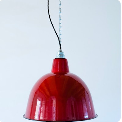Industrial Factory Shade 10 Enamel Ceiling Lighting Lamp - Etsy