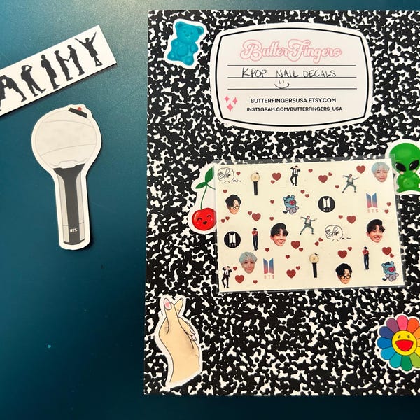 Stray Kids SKZOO Version 2| Stray Kids Waterslide Nail Decals| SKZ Nail ...