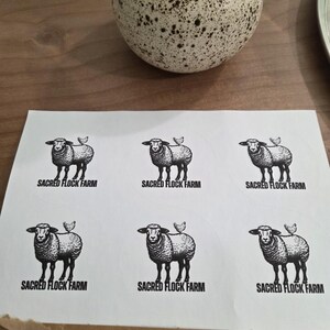 Farm Labels - Printed Farm Labels - Round Farm Label - Farm Product ...