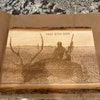 Hunting Memorial Engraving Custom Design Personalized Photo on Wood ...