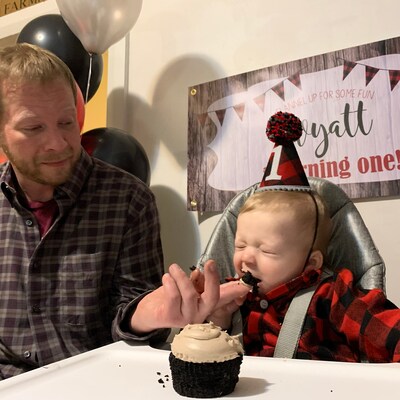 Buffalo Plaid Birthday Hat First Birthday Hat 1st Birthday - Etsy