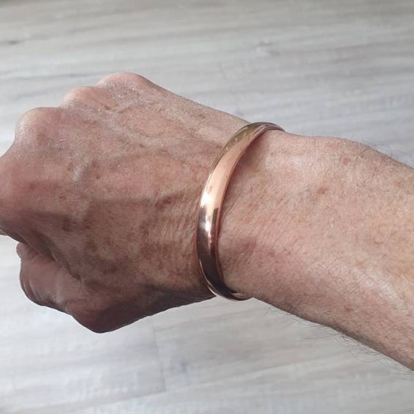 Pure Copper Bracelet - Healing Bracelet - Copper Cuff Bangle - Handmade in Nepal - Ideal for ...