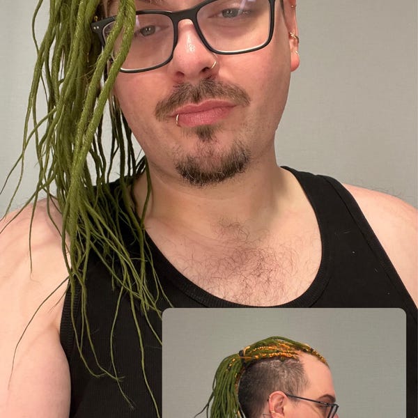 Synthetic Dreads Double Ended or Single Ended Dreadlocks "olive Tree ...