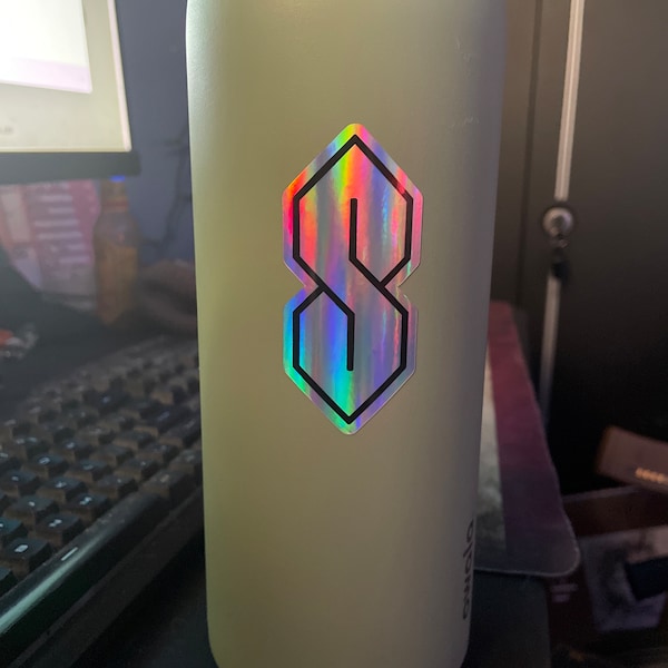90s Sticker Holographic Cool S, Stussy S, Super S, Universal S, Pointy ...