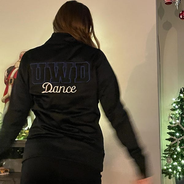 Customizable Embroidered Jacket - Personalized Track Cheer Sports Coat ...