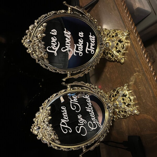 Mirror Mirror on the Wall Who's the Fairest of Them All Mirror Sign ...