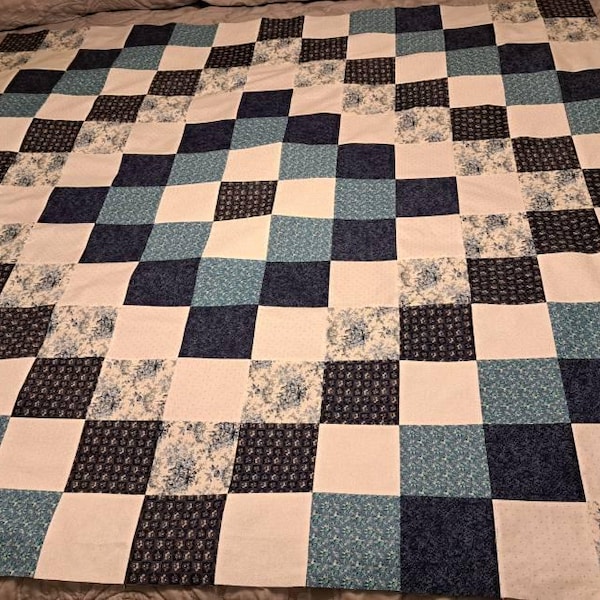 Easy Quilt Patterns PDF Oasis Quilt Pattern for Beginners Quilting ...