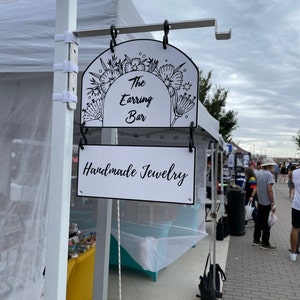 Personalized Sign for Hanging on Pop up Tents, Market Displays, Custom ...