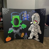 Santa Photo Prop Santa Face Hole Elf Face in Hole Santa Photo Booth ...